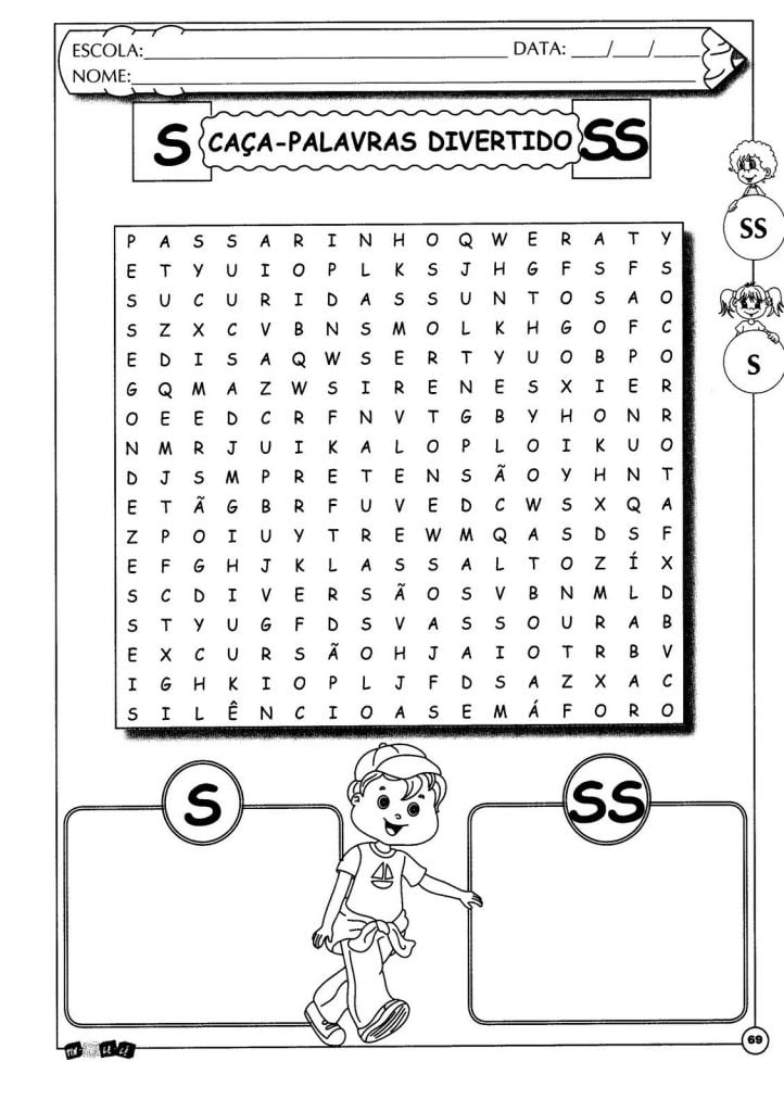 Atividades com S ou SS