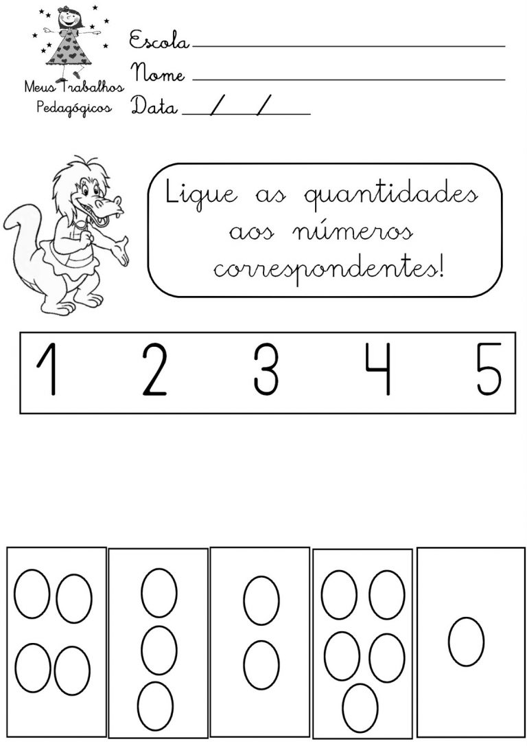 Atividade Didática: números de 0 a 5