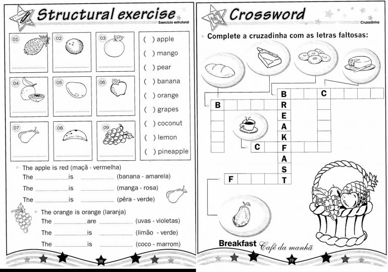 Atividades em Inglês